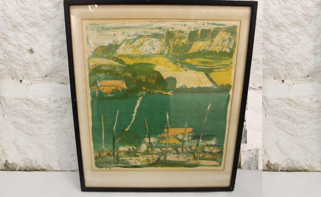 Vintage Abstract Serigraph 1960's | - GreStuff